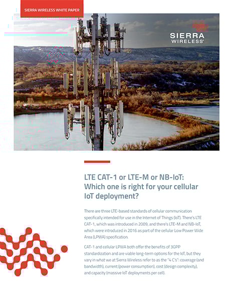 LTE CAT-1 or LTE-M or NB-IoT | Sierra Wireless
