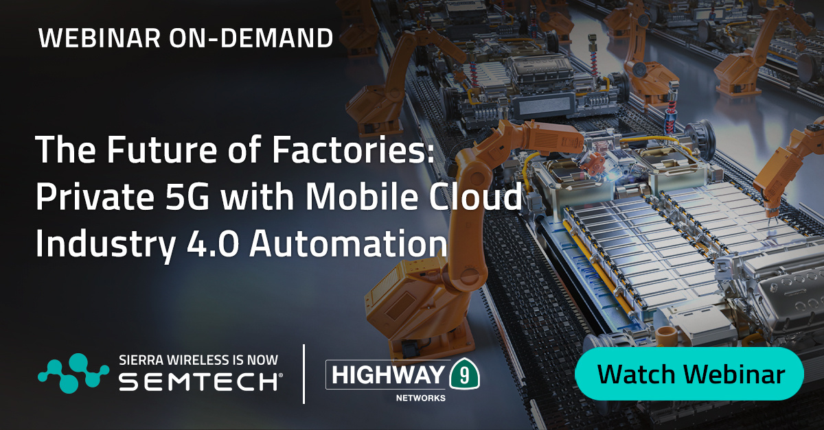 The Future of Factories: Private 5G with Mobile Cloud Industry 4.0 ...